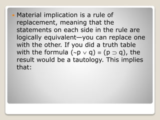Material implication | PPT