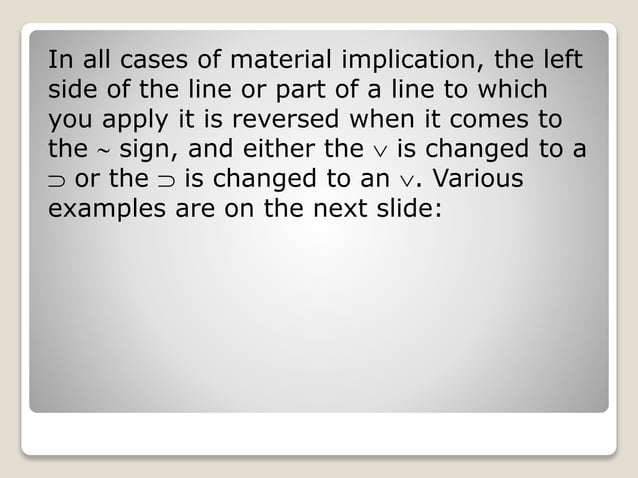 Material implication | PPT