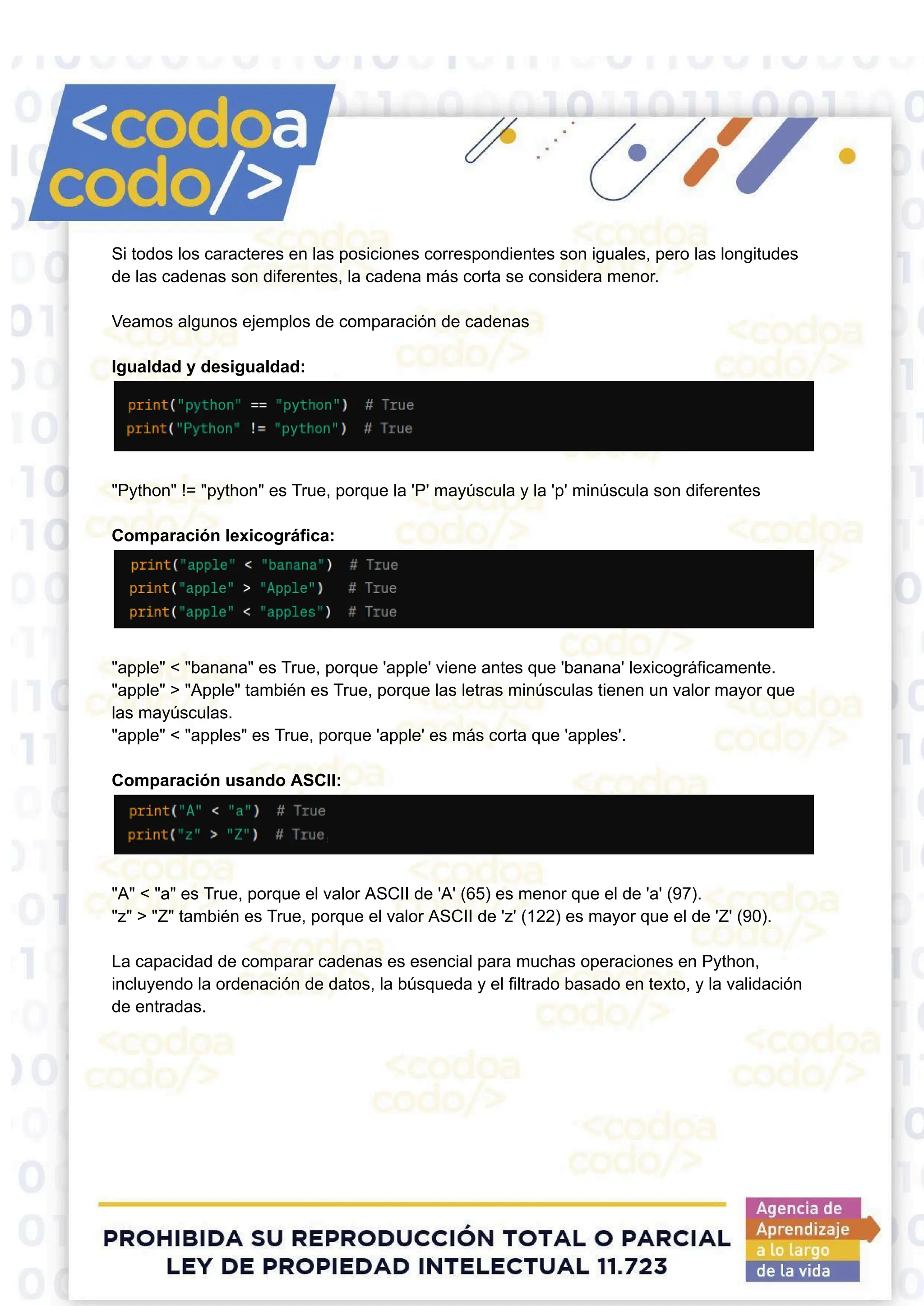 Estructuras de control en Python - Imprimible | PDF | Programming ...