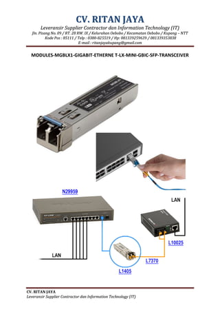 Material instalasi fiber optik ip camera outdoor | PDF