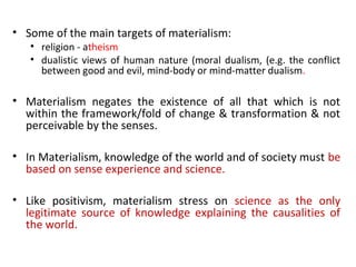 Materialism 2 | PPT
