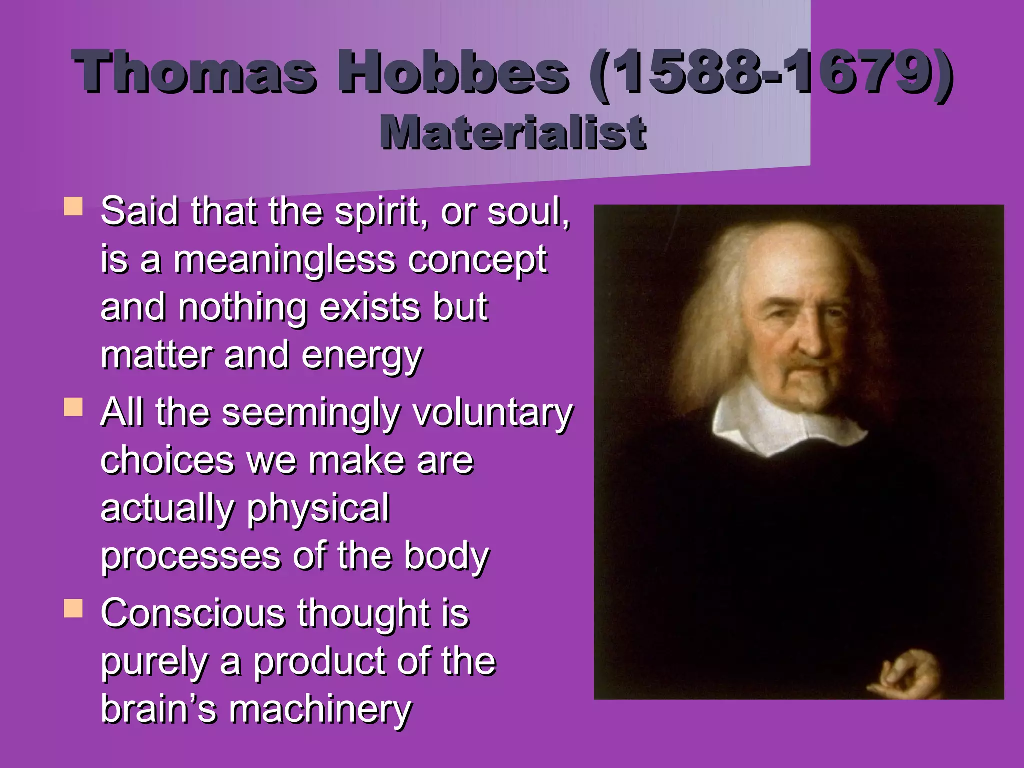 Materialism and dualism | PPT