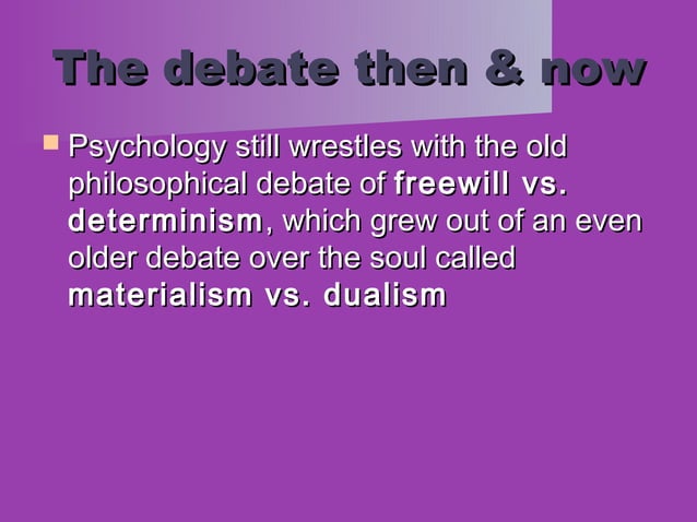 Materialism and dualism | PPT