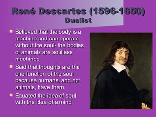 Materialism and dualism | PPT