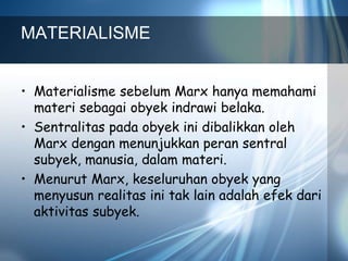 Materialisme historis | PPTX