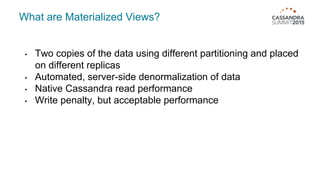 Cassandra Materialized Views | PDF