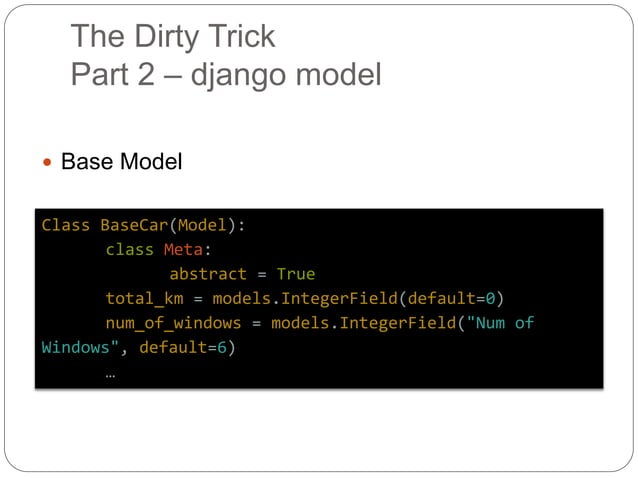 Materialized Views And Django Pptx Databases Computer Software And Applications