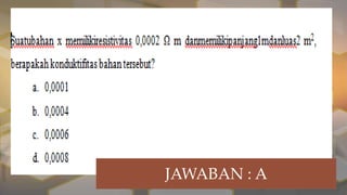 Material konduktor (asti, armadhani, fuad) | PPTX