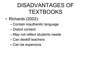 Lecture 2 Materials Development and Adaptation | PPT