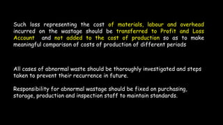 Material losses waste | PPTX