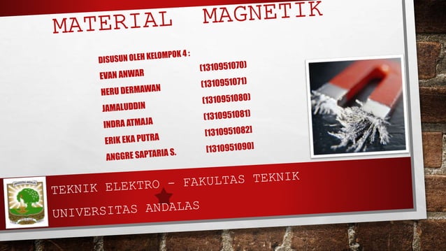 Material magnetik | PPTX