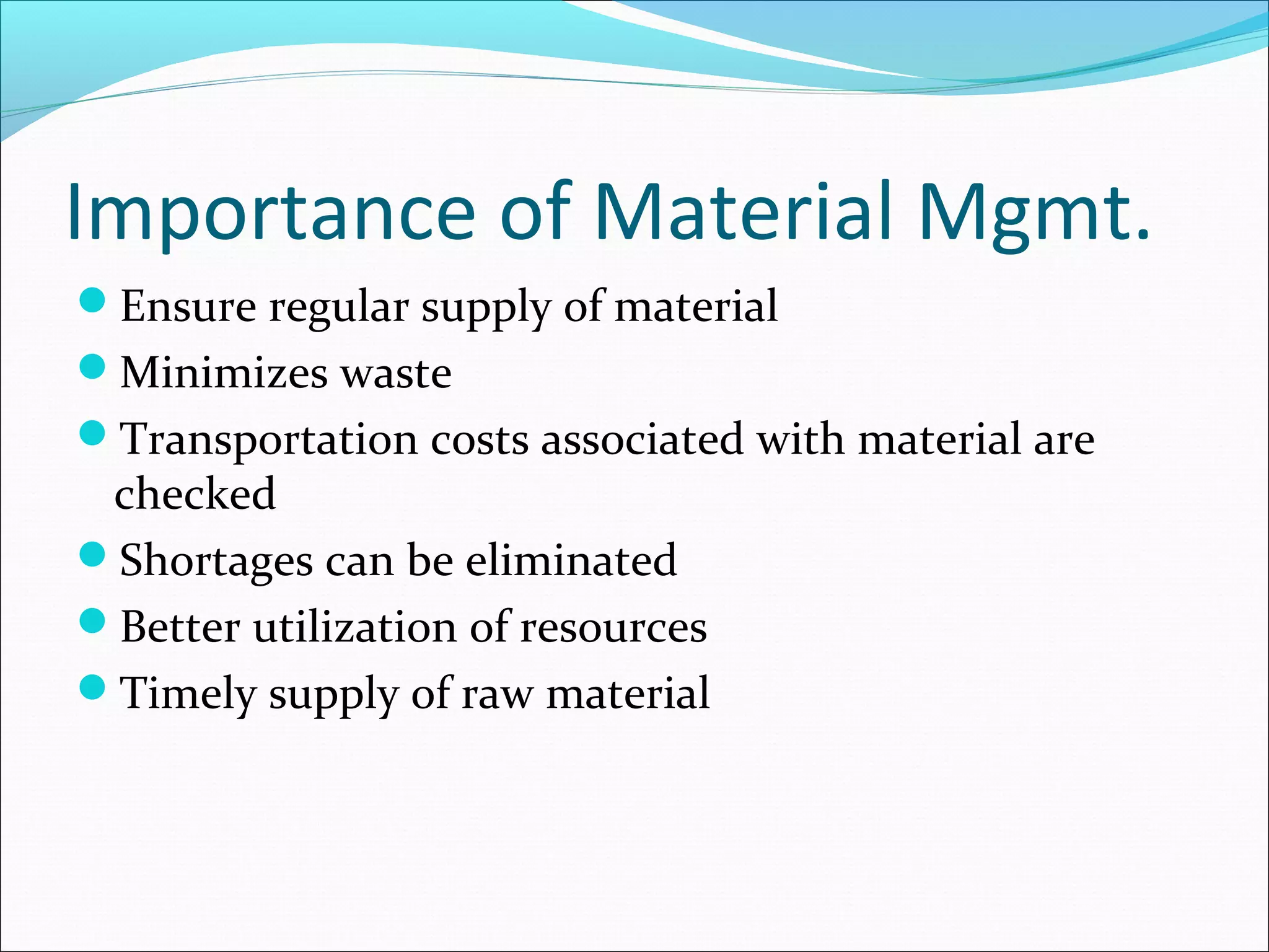 Material management | PPT