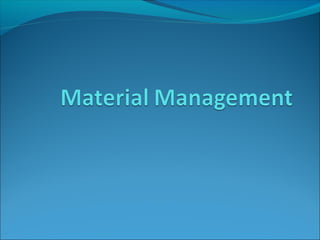 Material management | PPT