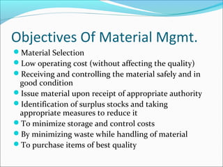 Material management | PPT