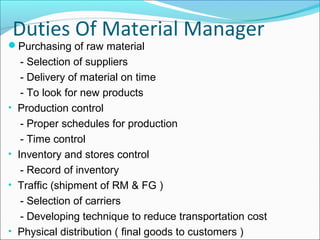 Material management | PPT
