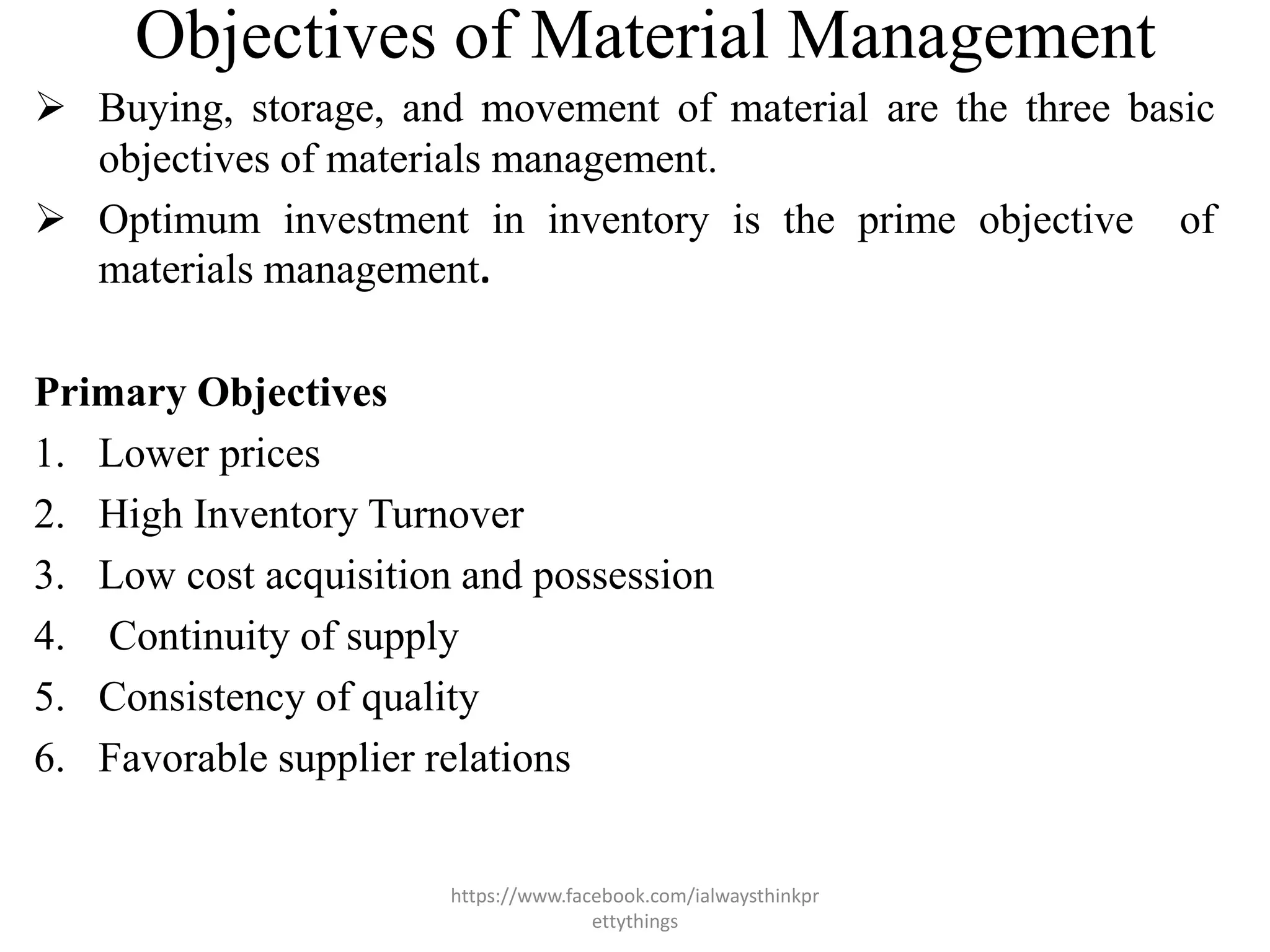 Material management | PPTX