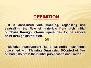 Material management | PPTX