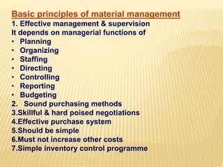 Material management | PPTX