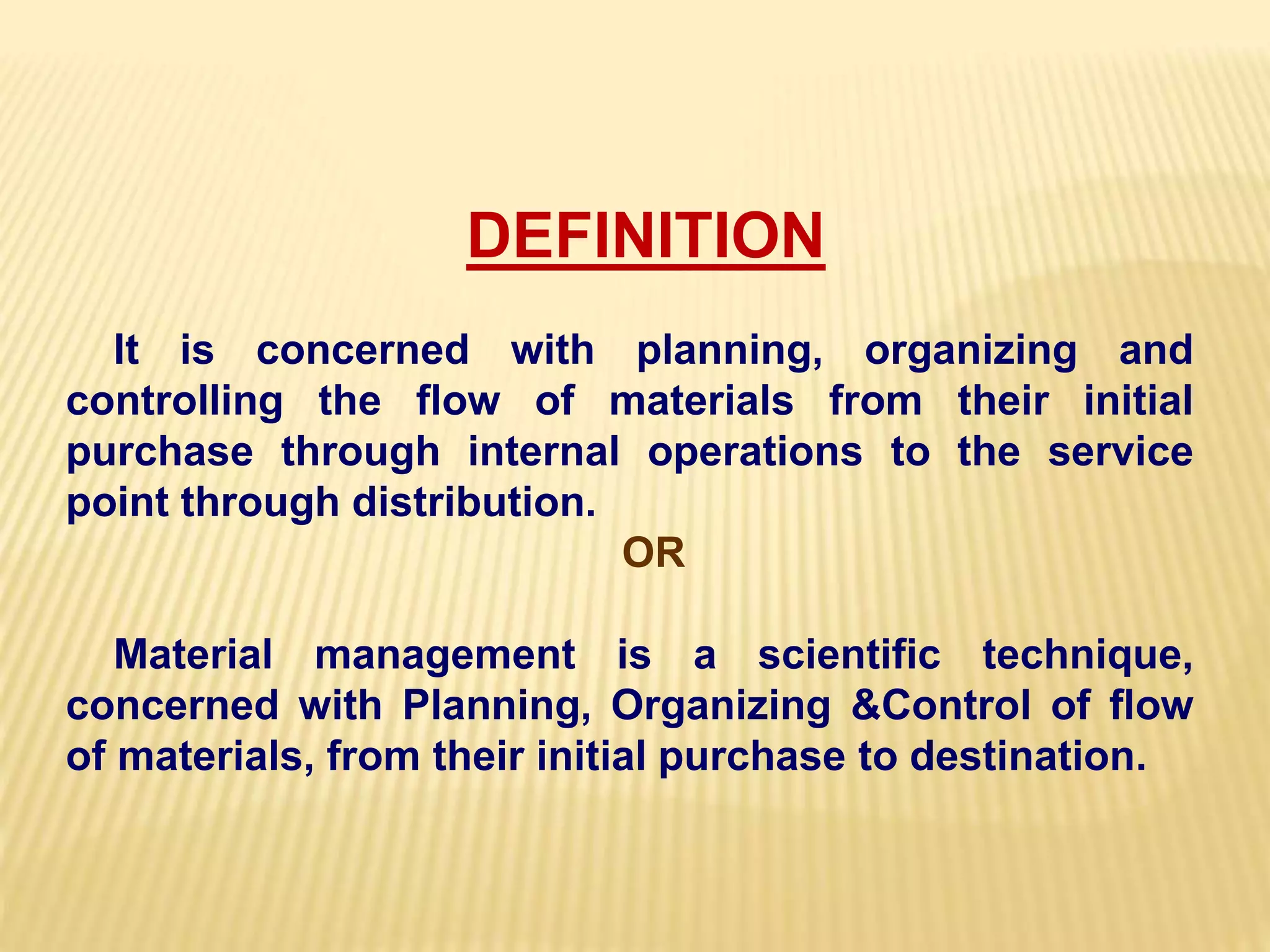 Material management | PPT