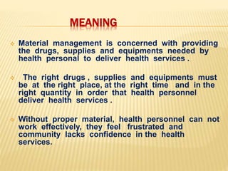 Material management | PPT