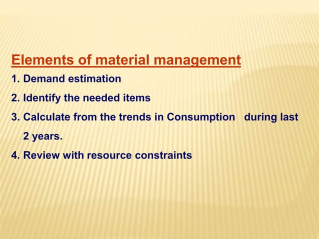 Material management | PPT