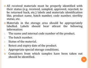 Material management | PPTX | Pharmaceutical Industry | Industries