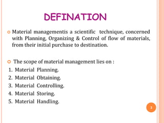 Material management | PPTX