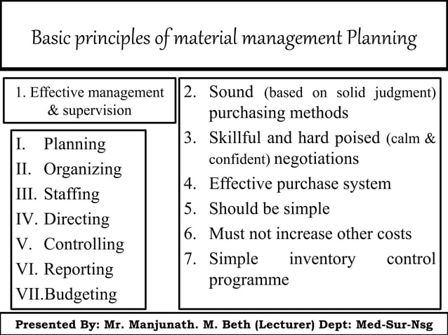 Material management | PPT