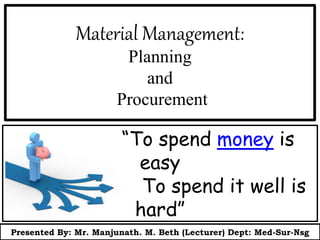 Material management | PPT