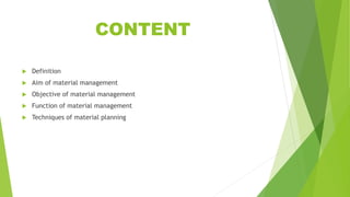 Material management | PPT