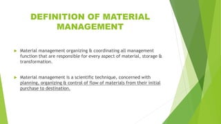 Material management | PPT