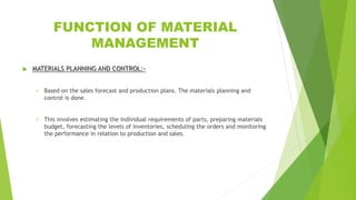 Material management | PPT