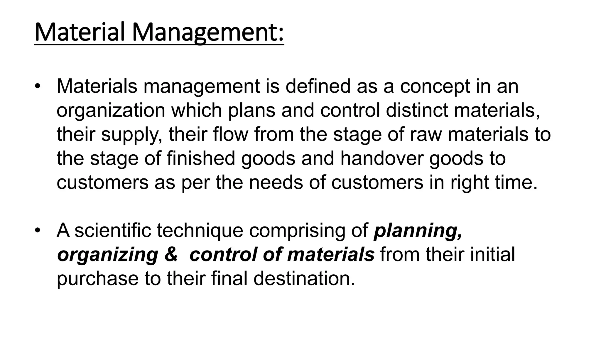 Material management (MM) | PPT | Free Download