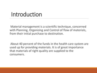 Material management | PPTX