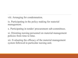 Material management | PPTX