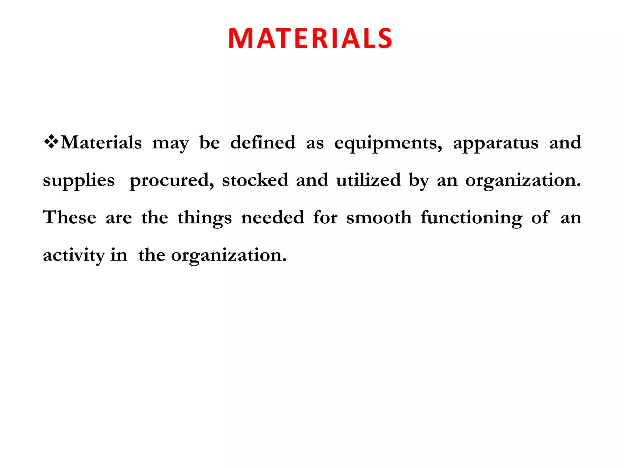 Material management | PPTX