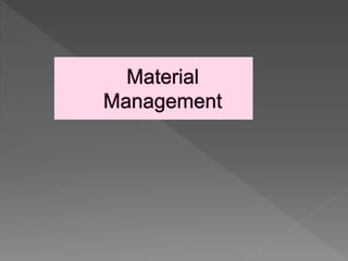 powerpoint presentation material management.pptx