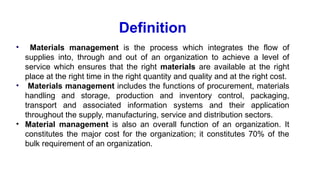 MATERIAL MANAGEMENT PRACTICE IN ENGINEERINGpptx | PPTX
