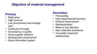 MATERIAL MANAGEMENT PRACTICE IN ENGINEERINGpptx | PPTX
