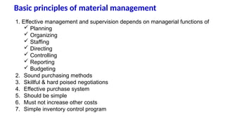 MATERIAL MANAGEMENT PRACTICE IN ENGINEERINGpptx | PPT