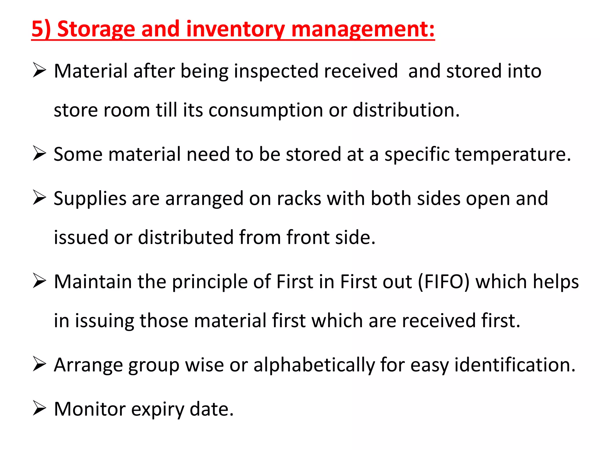 Material management converted | PDF