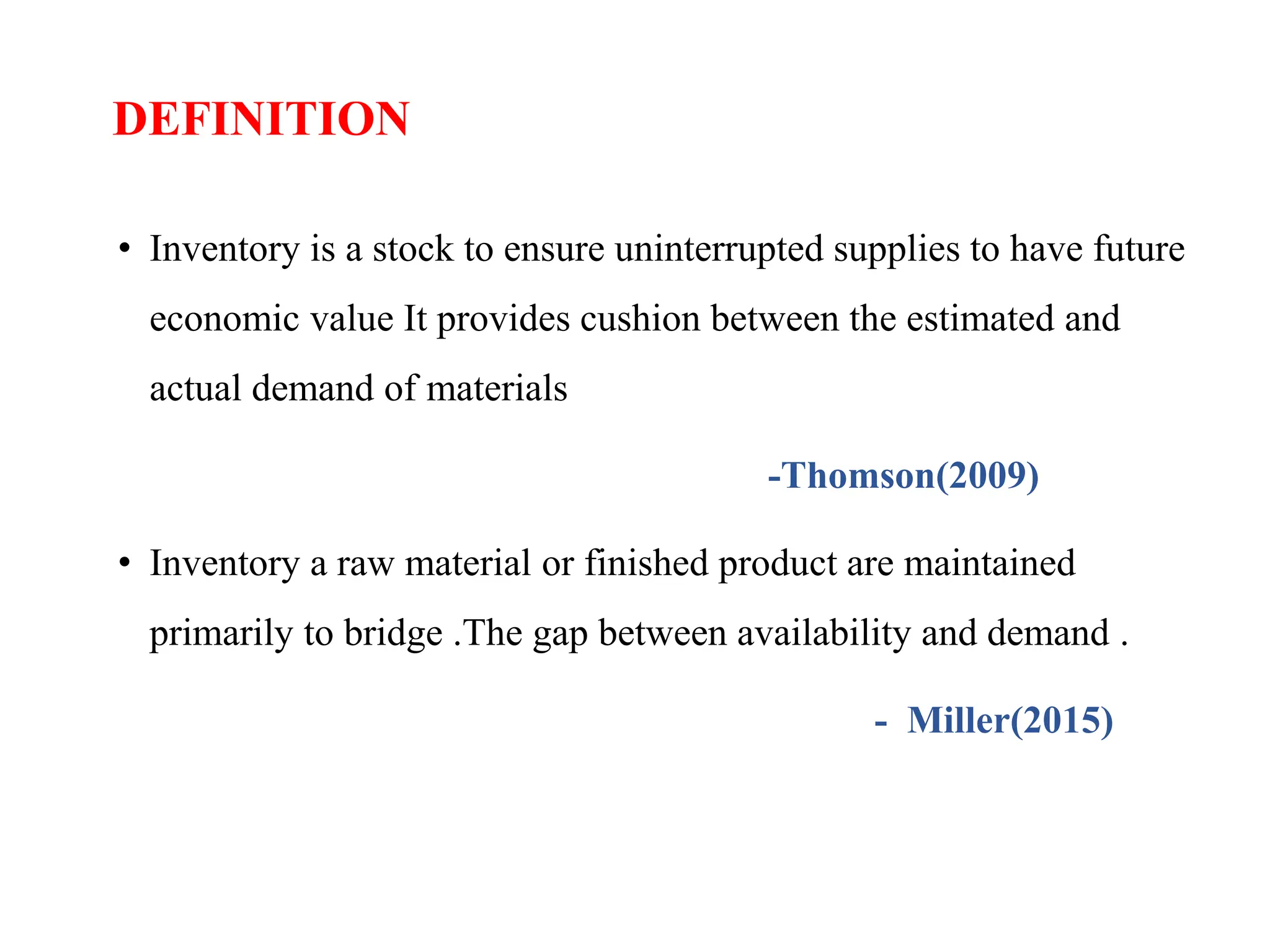 material management- inventory control in NSG management | PPTX
