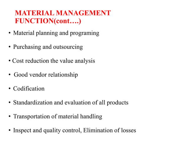 material management- inventory control in NSG management | PPTX