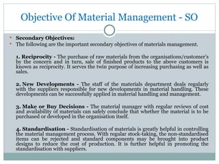 Material Management 1.ppt for college purpose | PPT