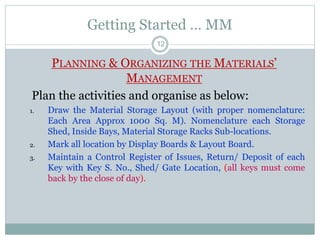 Material management | PPTX