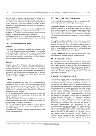 Material management in construction – a case study | PDF