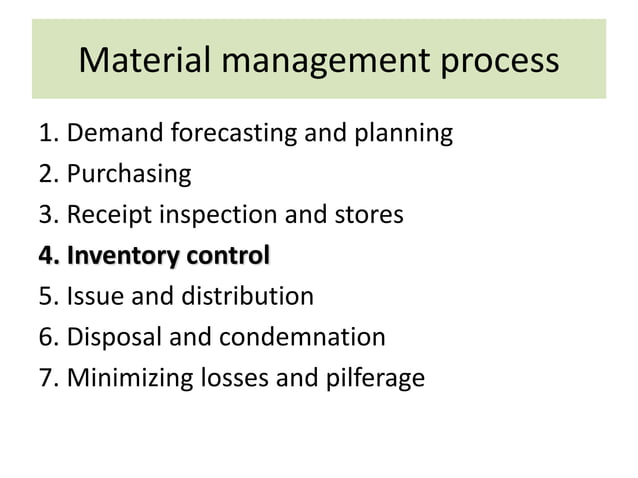 Material Management in Hospital | PPTX