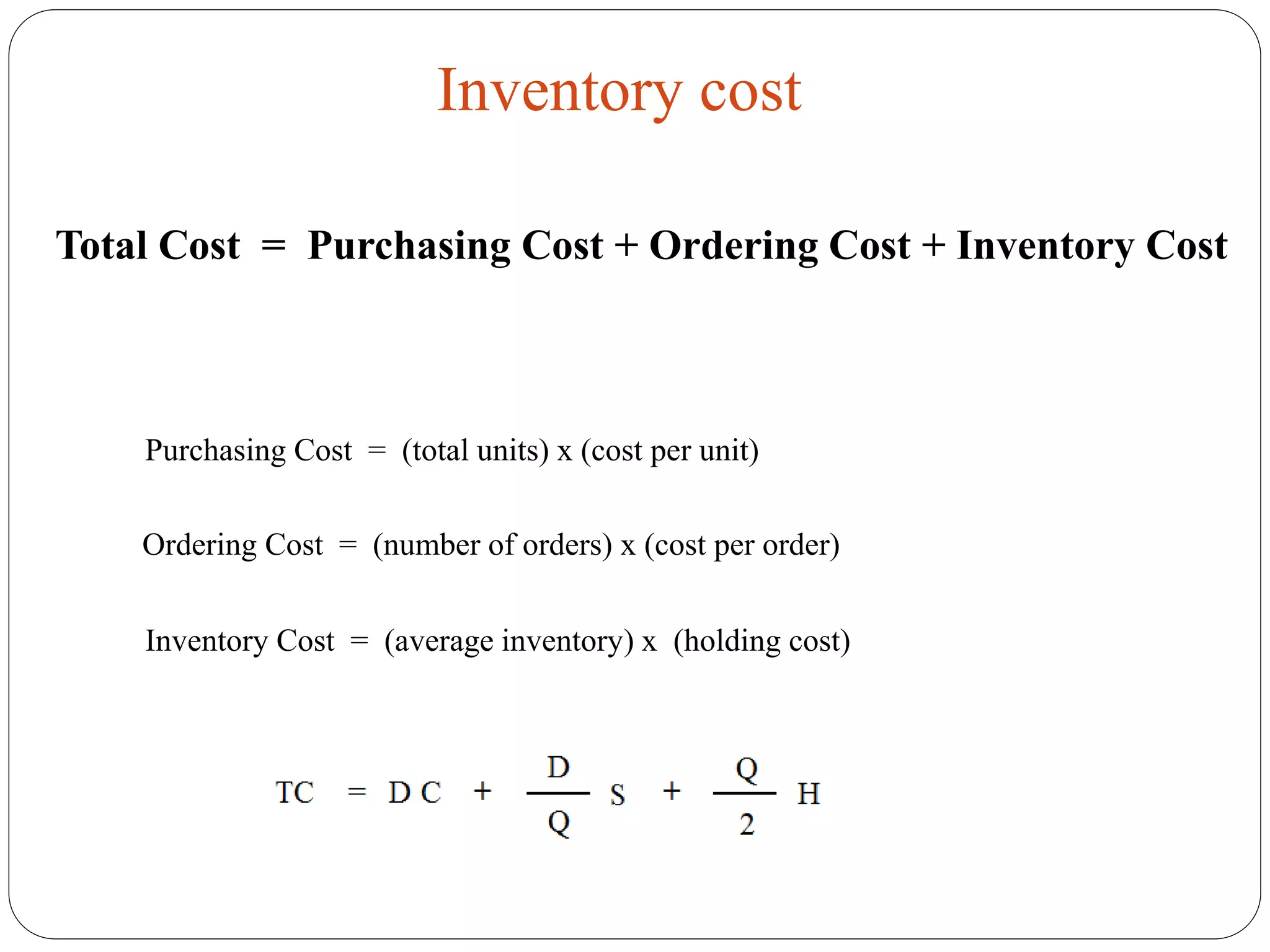 Material management & Inventory control | PPTX