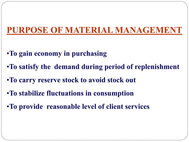 Material management & Inventory control | PPTX