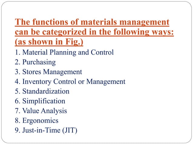 Material management & Inventory control | PPTX